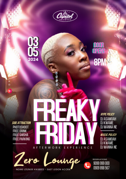 Freaky Friday Party Poster Template | PosterMyWall