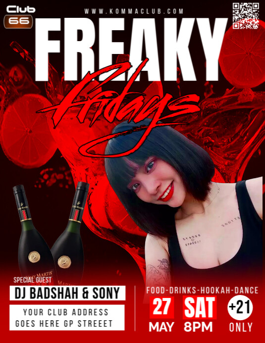 Modèle freaky friday Party Social Media Ads | PosterMyWall