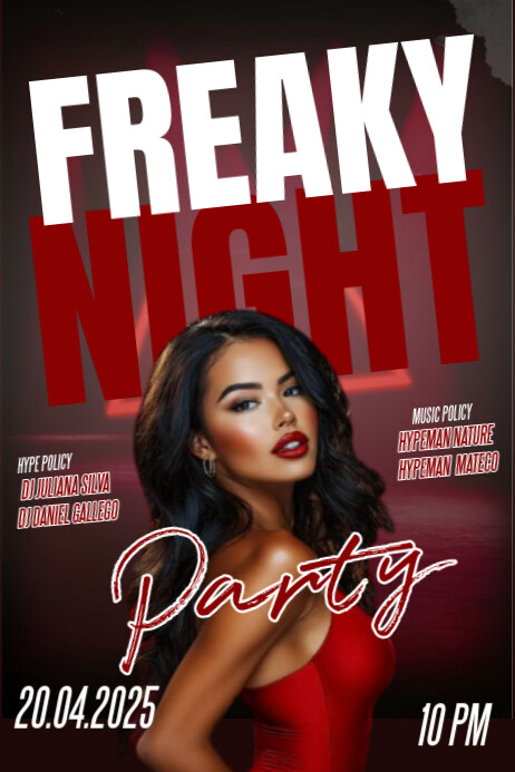 Copy of Freaky Night | PosterMyWall