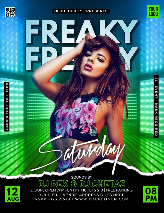 Copy of Freaky Saturday | PosterMyWall