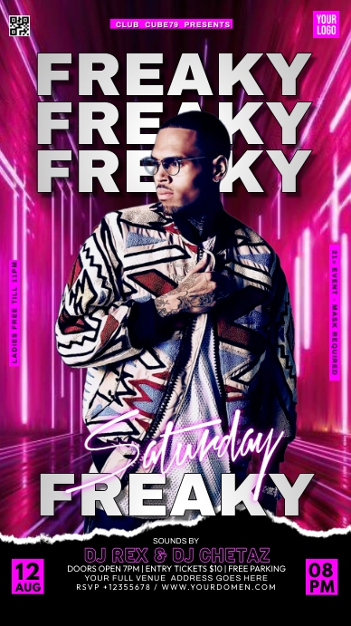 Freaky Saturday Template | PosterMyWall