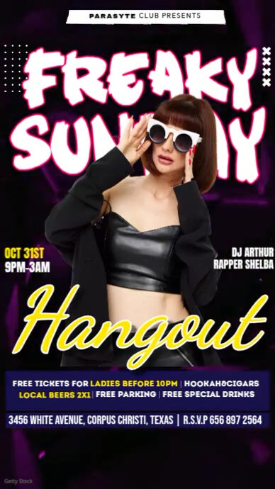 Copy of Freaky Sunday Video | PosterMyWall