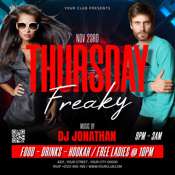 Copy of Freaky Thursday | PosterMyWall