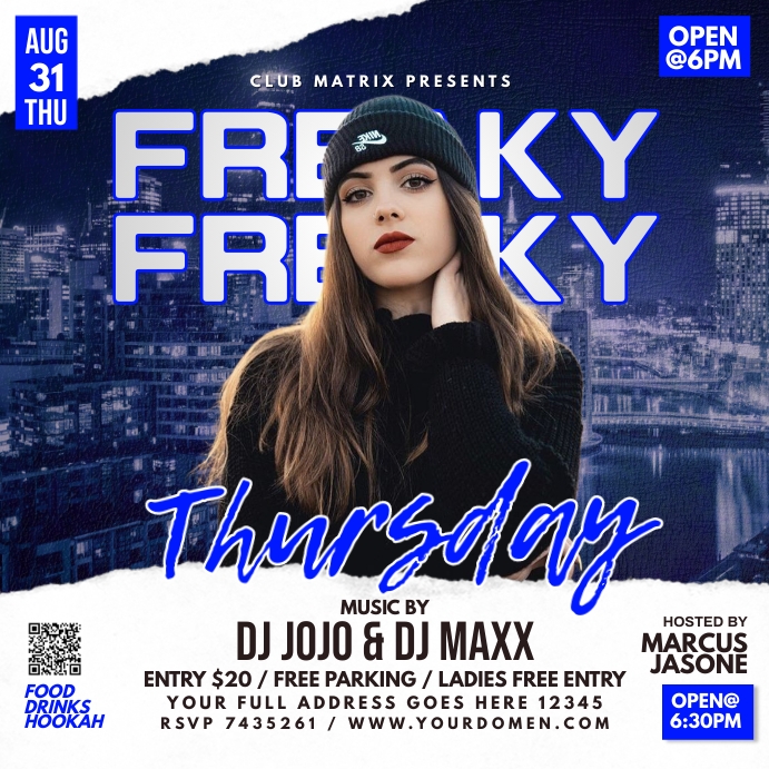 Copy of Freaky thursday | PosterMyWall