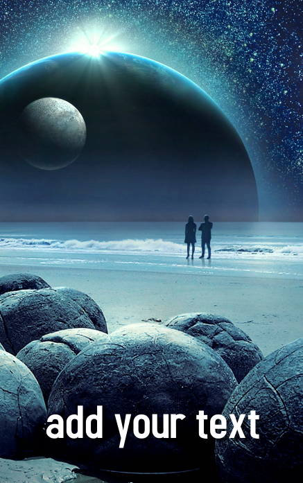 Copy of FREE!!! Fantasy Science Fiction Novel Book Cover Design temp ...