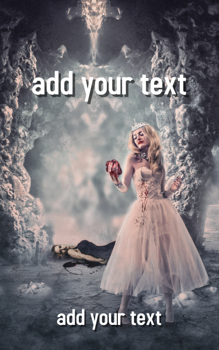 FREE!!! Horror Vampire Novel Book Cover Design template | PosterMyWall