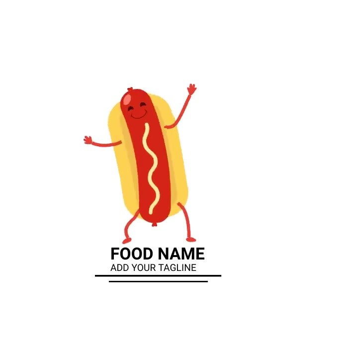 Free animated food logo Template | PosterMyWall
