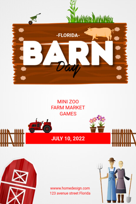 Free Barn Day Flyer Template | PosterMyWall