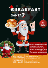 Breakfast With Santa Template | PosterMyWall