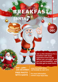 Breakfast with santa Template | PosterMyWall
