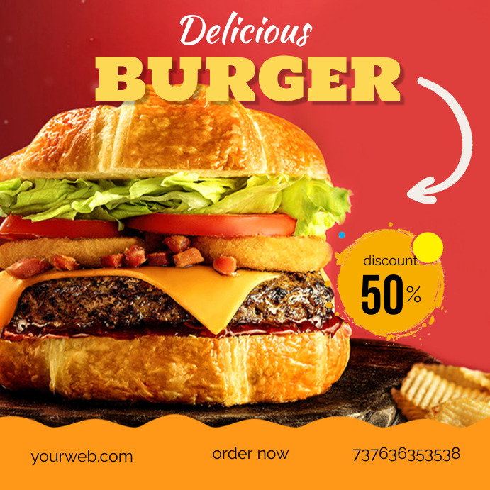 Free Burger Templates | PosterMyWall