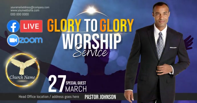 free church ad DESIGN template | PosterMyWall