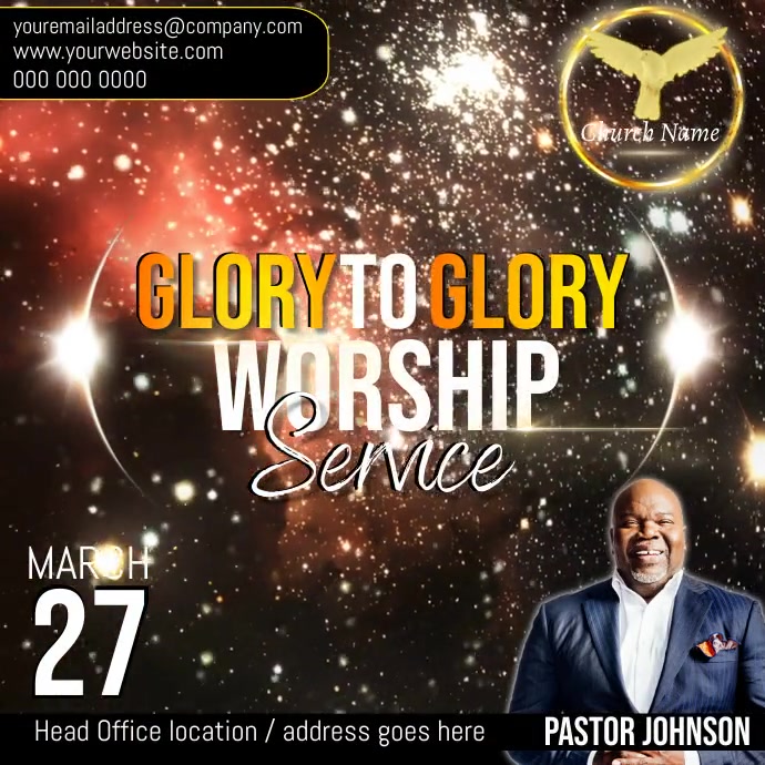 free church ad design template | PosterMyWall