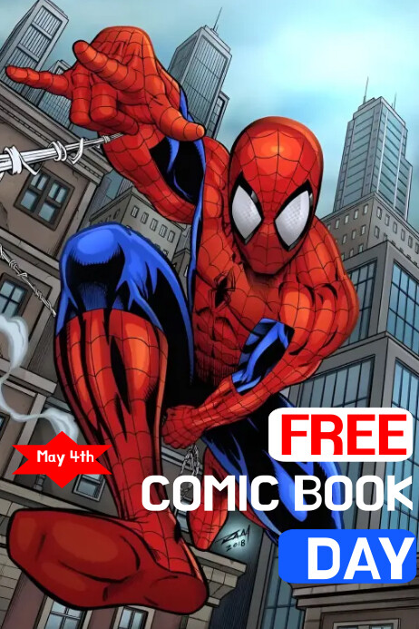 Free Comic Book Day Flyer Template | PosterMyWall