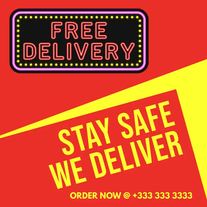 free delivery Template | PosterMyWall