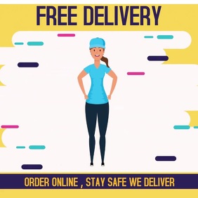 Free delivery flyers Template | PosterMyWall