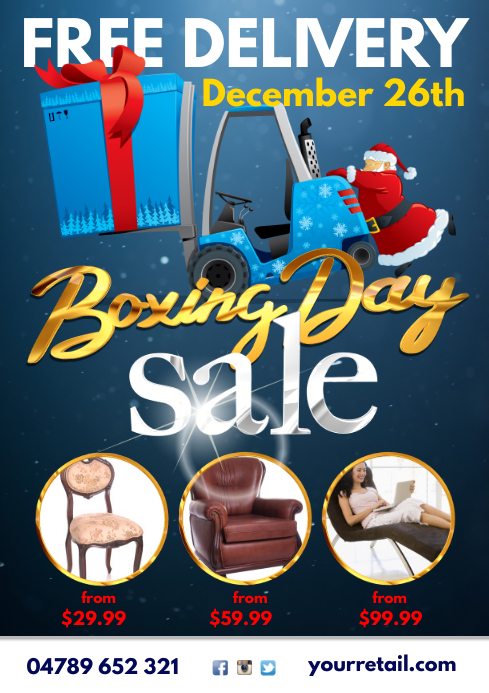 Free Delivery Poster Templat | PosterMyWall