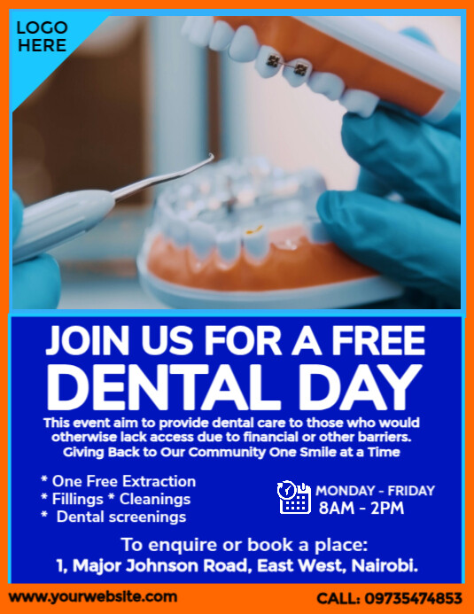 Copy of Free Dentistry Day Event | PosterMyWall