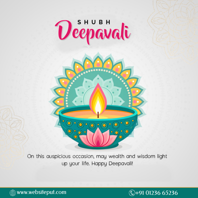 Free Happy Diwali Poster Design Templates | PosterMyWall