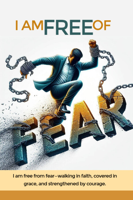 Free if fear Template | PosterMyWall