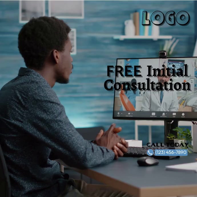 Copy of free initial consultation | PosterMyWall