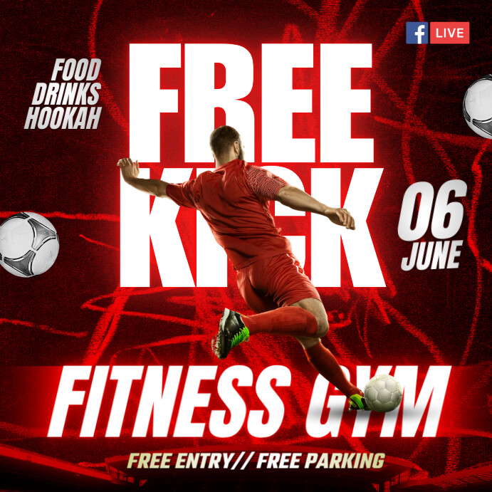 free kick ads Template | PosterMyWall