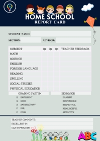 Report Card Template | PosterMyWall
