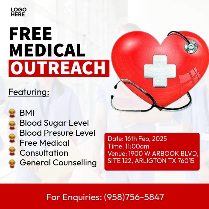 Copy of Free Medical Outreach | PosterMyWall