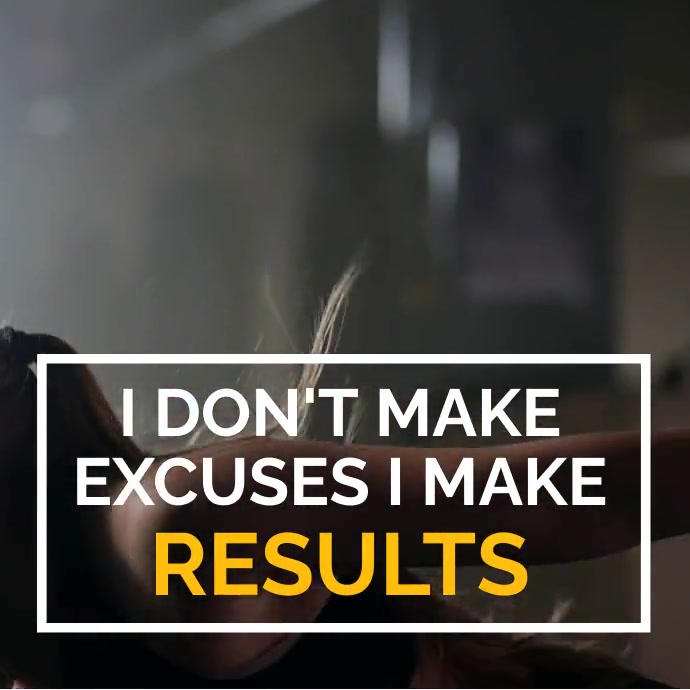 Free Motivational GYM Fitness Video Quote Template | PosterMyWall