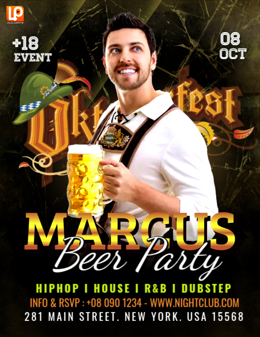 Free October Club Party Template | PosterMyWall