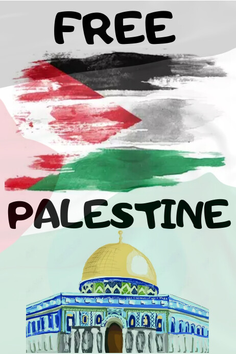 Plantilla de Free Palestine! | PosterMyWall