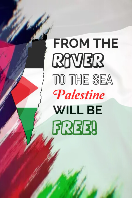 Free Palestine! Template | PosterMyWall