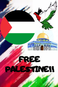 Free Palestine! Template | PosterMyWall