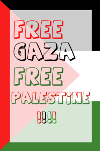 Free Palestine! Template | PosterMyWall