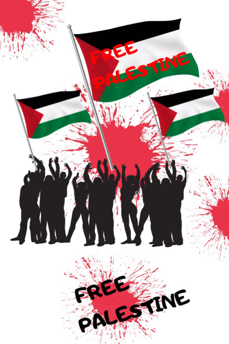 Free Palestine! Template | PosterMyWall
