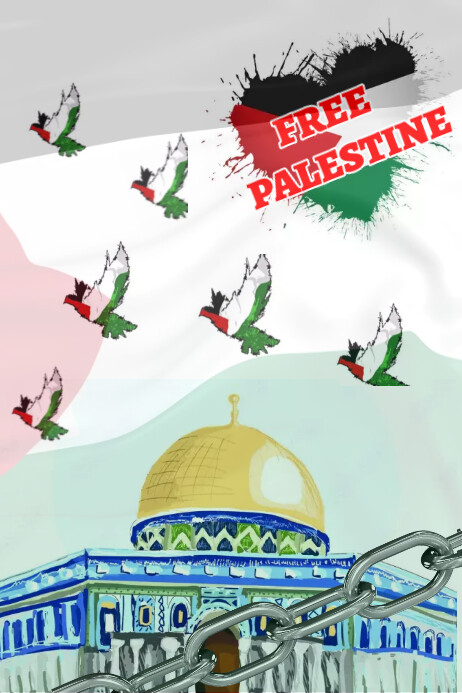 Free Palestine! Template | PosterMyWall