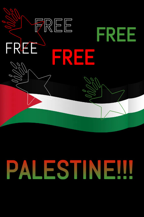 Free Palestine! Template | PosterMyWall