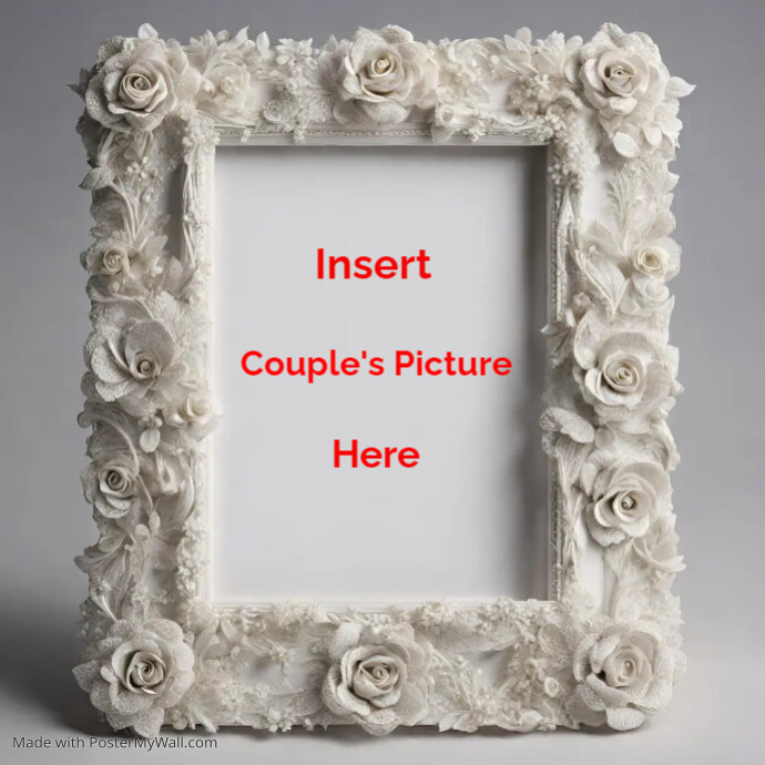Free Picture Frame for Wedding Picture Template | PosterMyWall