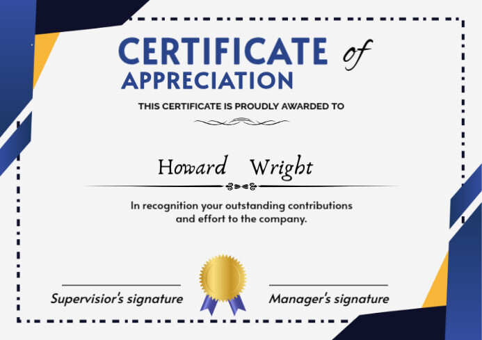 Free Printable Certificate of Achievement Template | PosterMyWall