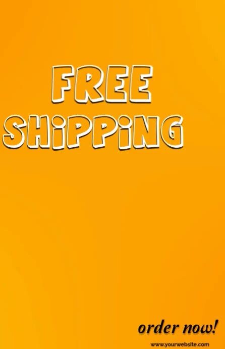 Free shipping Template | PosterMyWall