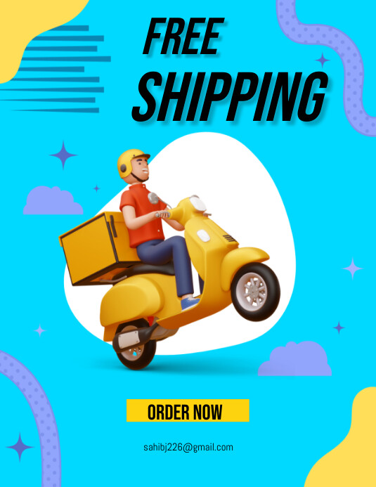 free shipping Template | PosterMyWall