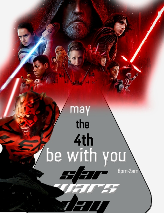 free star wars day poster Template | PosterMyWall