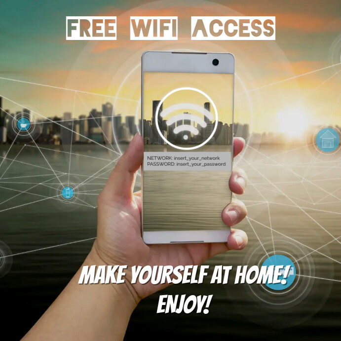 Free Wifi Access Template | PosterMyWall