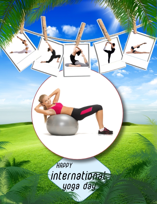 Copy of free yoga template | PosterMyWall
