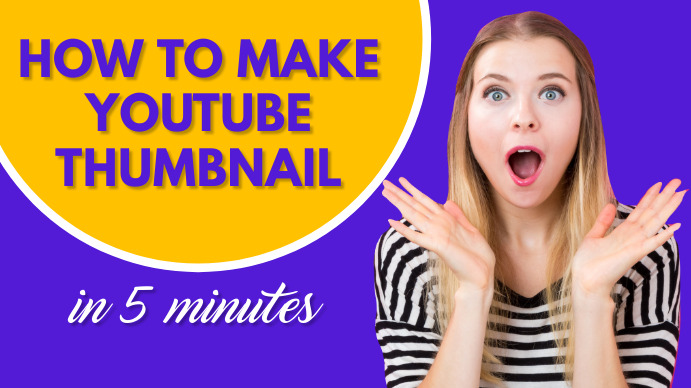 Plantilla de Free YouTube thumbnail Maker Template | PosterMyWall