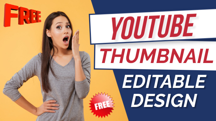 Free YouTube Thumbnail template Maker 2023 | PosterMyWall