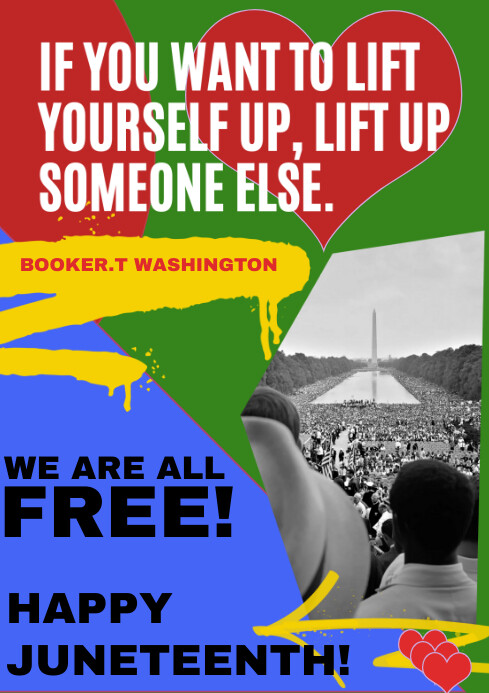 Freedom day Juneteenth Template | PosterMyWall