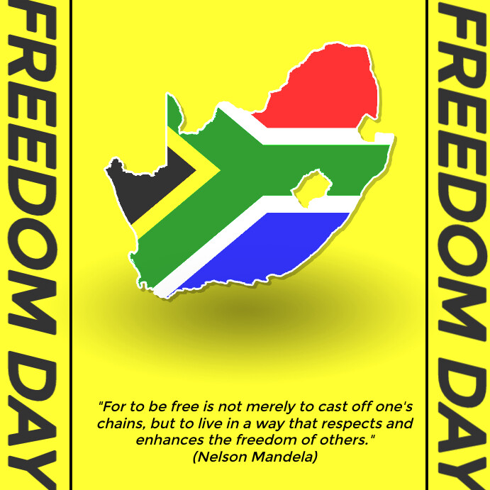 FREEDOM DAY SOUTH AFRICA POSTER (1) Template | PosterMyWall