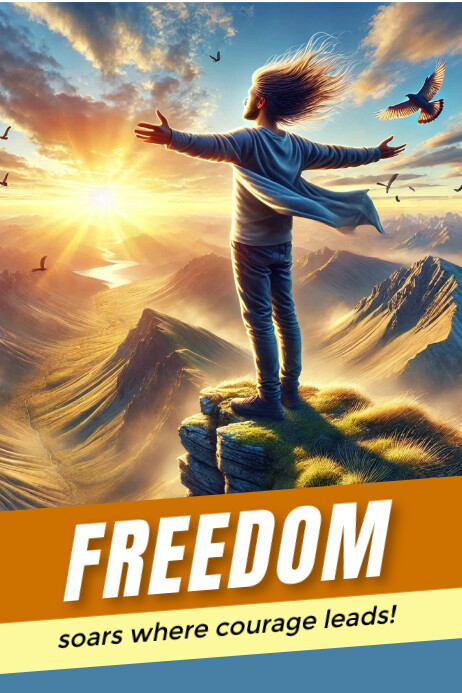 Copy of Freedom | PosterMyWall