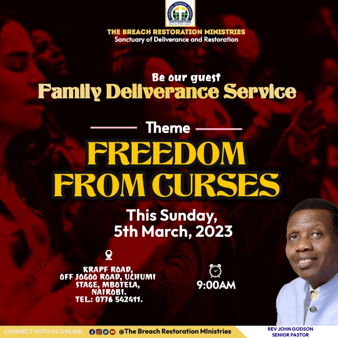 Freedom from curses Template | PosterMyWall